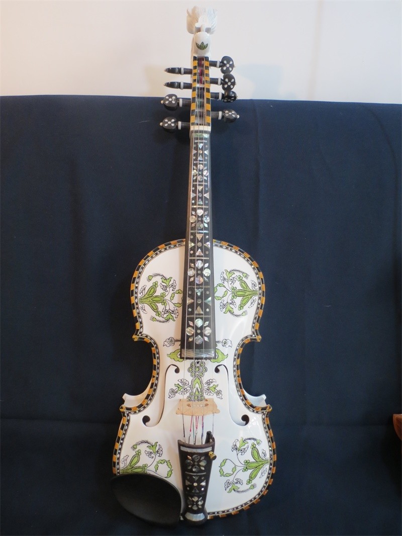 Deluxe hardanger Norwegian fiddle professional concert violin 8 ...