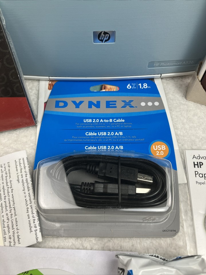 HP Photosmart A526 Photo Inkjet Printer Compact Photo Printer Used CDT ...