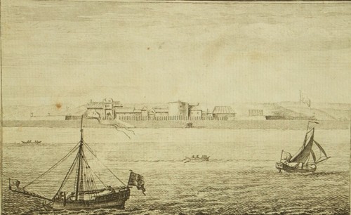 Antique copper engraving; Tilbury Fort by W. H. Toms after J. Armstrong ...