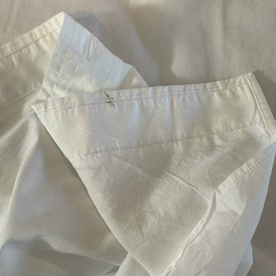 Brooks Brothers Madison Solid White Tonal Logo Rare Button Down Shirt ...