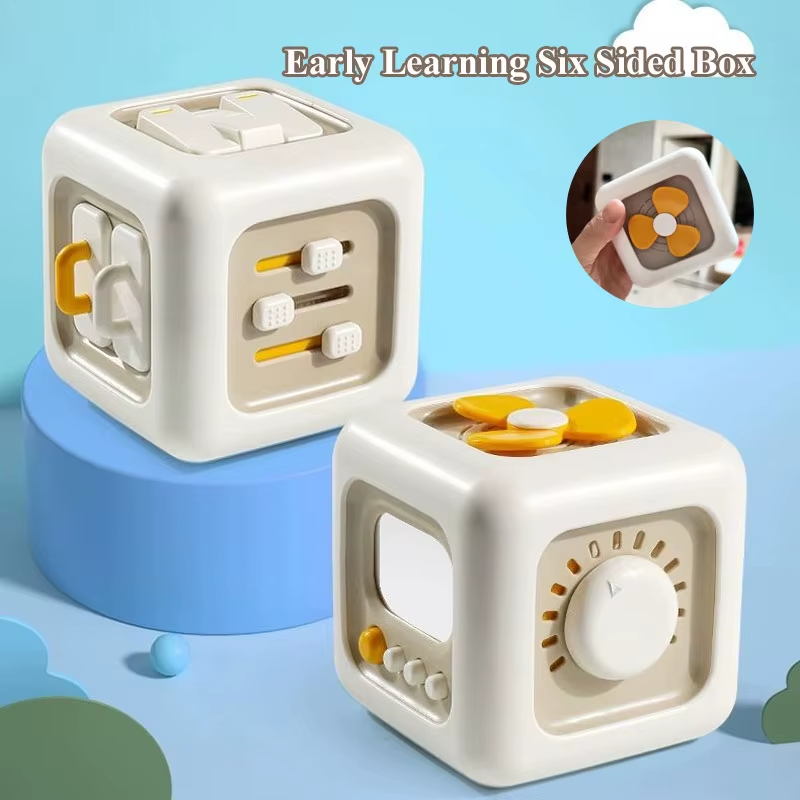 Six-Sided Box Children Busy Magic Cube Montessori Toy Early Childhood ...