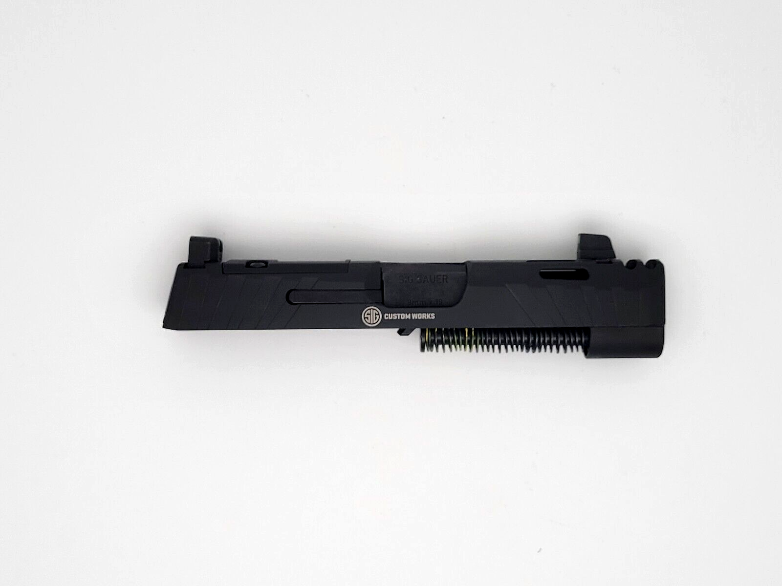 P365X SLIDE, 3.1", 9MM SPECTRE COMP ASSEMBLY, INTEGRATED COMP - BLACK W ...