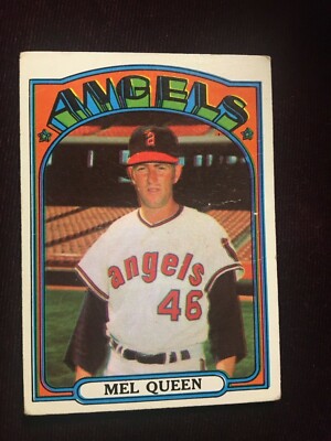 1972 Topps #196 Angels Mel Queen Baseball Card | eBay