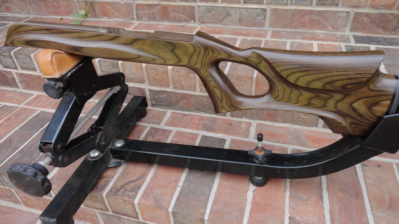 597 REMINGTON TALON SATIN BROWN AMBIDEXTROUS Stock FOR BULL Barrel FREE ...