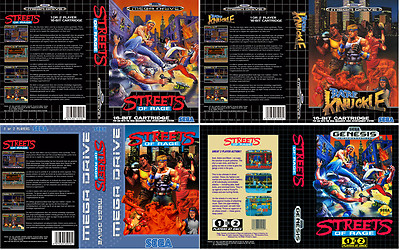 - Street Of Rage Mega Drive Genesis PAL NTSC Box Art Only | eBay UK