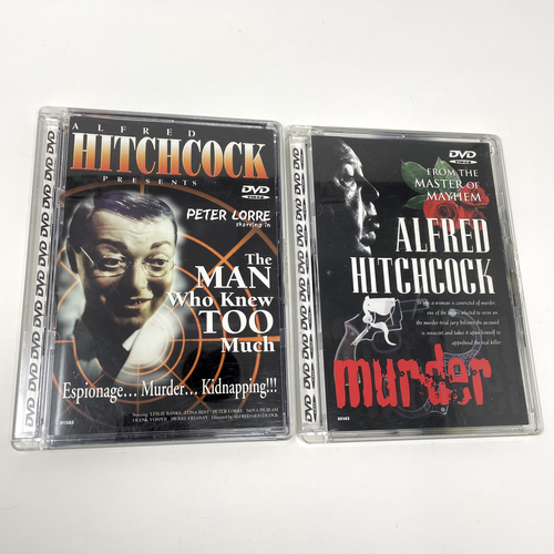 Vintage Alfred Hitchcock DVD Lot The Man Who Knew Too Much (1934 ...