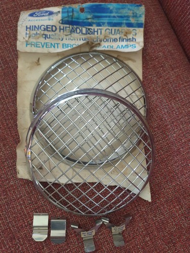 Nos Ford Mesh Headlight Guards XT XR XW XY GT FALCON 500 FAIRMONT ...