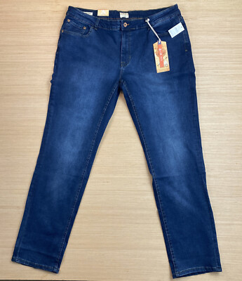 Weatherproof Jeans Mens 42x34 Blue Denim Slim Fit Vintage Soft Lux ...