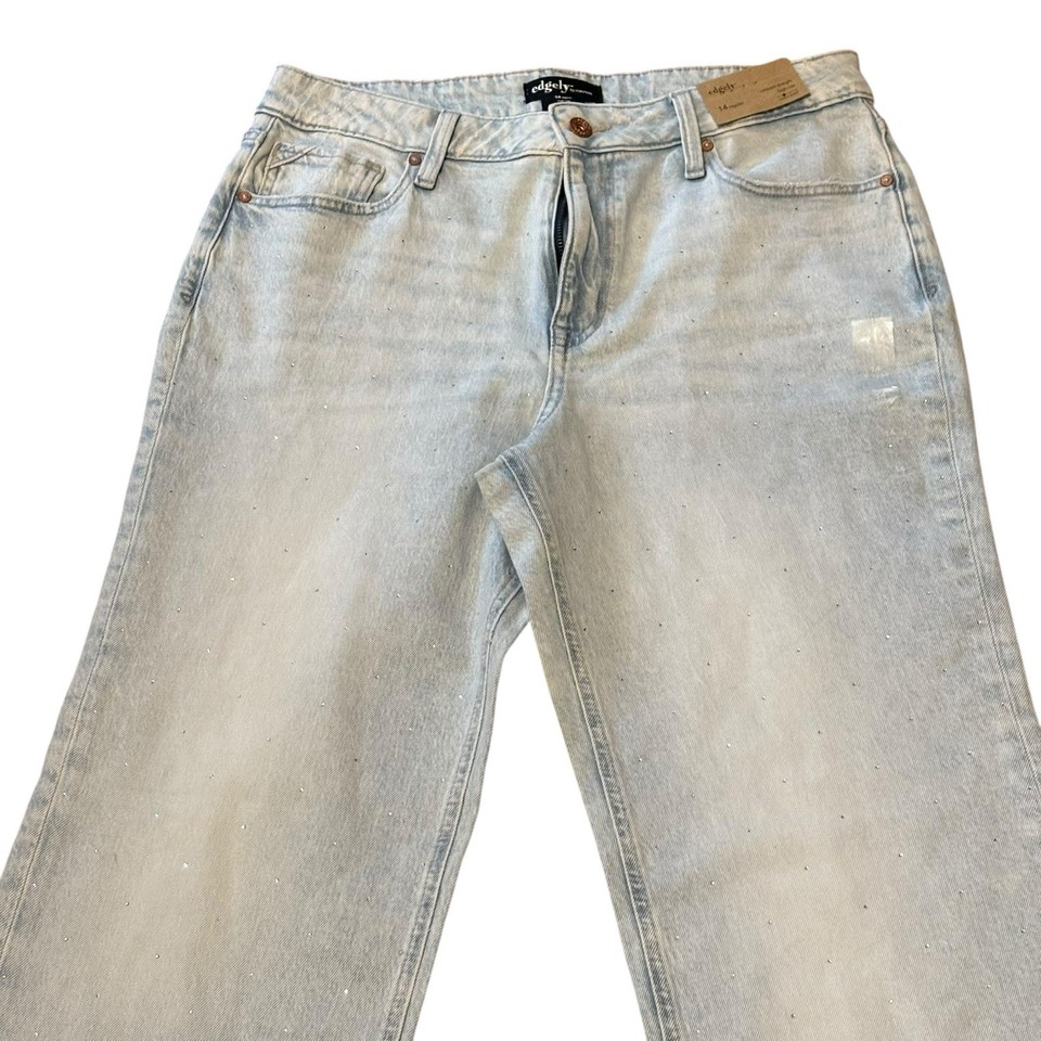 Maurices Edgely Women's 14 Relaxed Straight High Rise Sparke Jeans ...