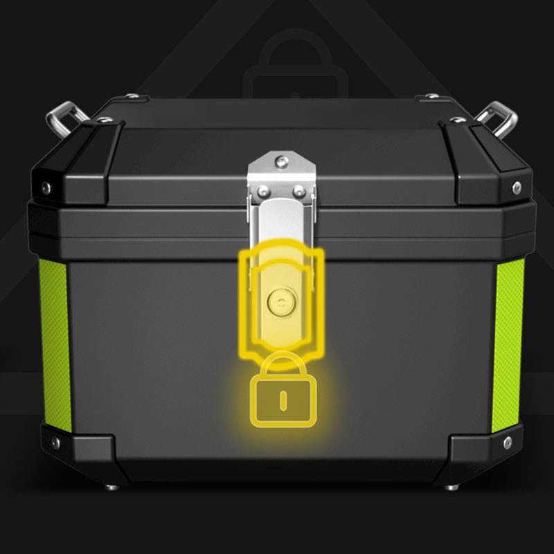 45L Motorcycle Rear Top Box Luggage Top Tail Carrier Tool Box Universal ...