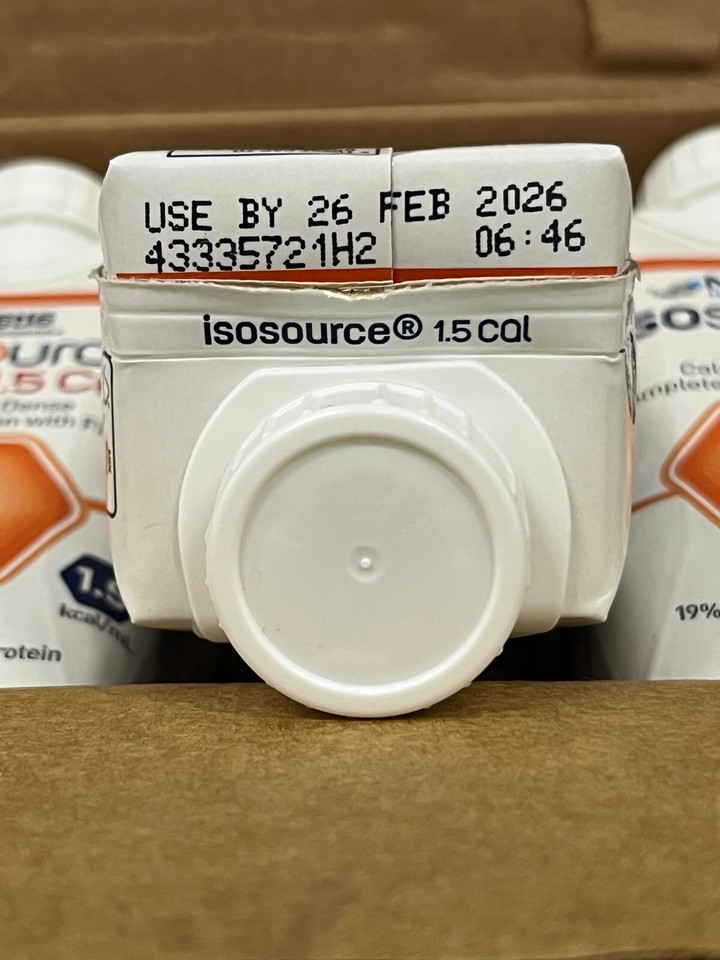 Nestle Isosource 1.5 Cal Tube Feeding Formula, Unflavored 250 mL, 02/ ...