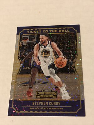 Stephen Curry 2022-23 panini contenders ticket to the hall Insert #5 SP ...