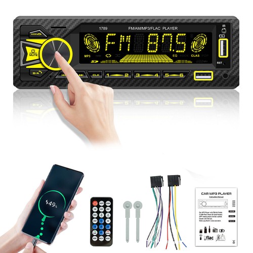 Bluetooth Car Stereo Audio Systems, Bluetooth, MP3/ USB/ SD/ Aux In, AM ...
