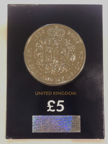 2021 £5 Coin Five Pound 95th Birthday of Her Majesty The Queen Change ...