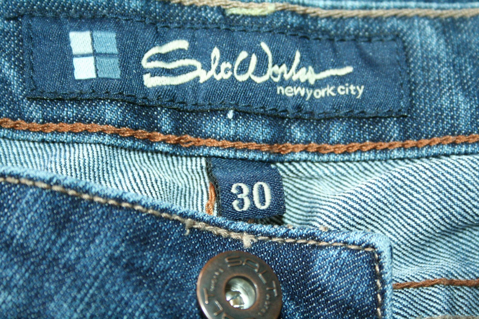 Salt Works NYC Jeans Vandam St Bootcut Stretch Low Rise Womens Tag Size ...