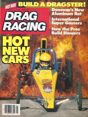 Drag Racing magazine May 1986 acceptable condition Mopar Chevy Ford GM ...