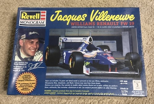 Revell 1998 Jacques Villeneuve F1 Williams Renault FW19 1:25 scale ...