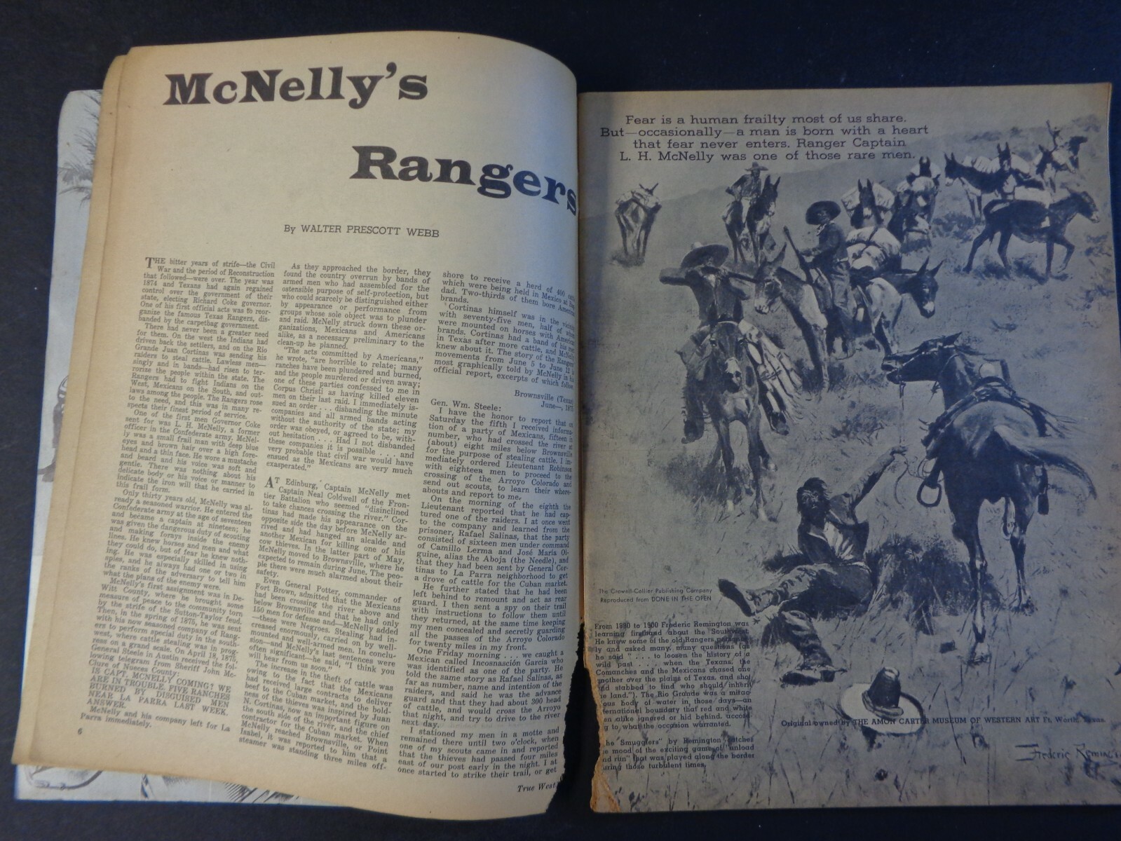 True West Magazine, February 1962, McNelly's Rangers, Johnson County ...