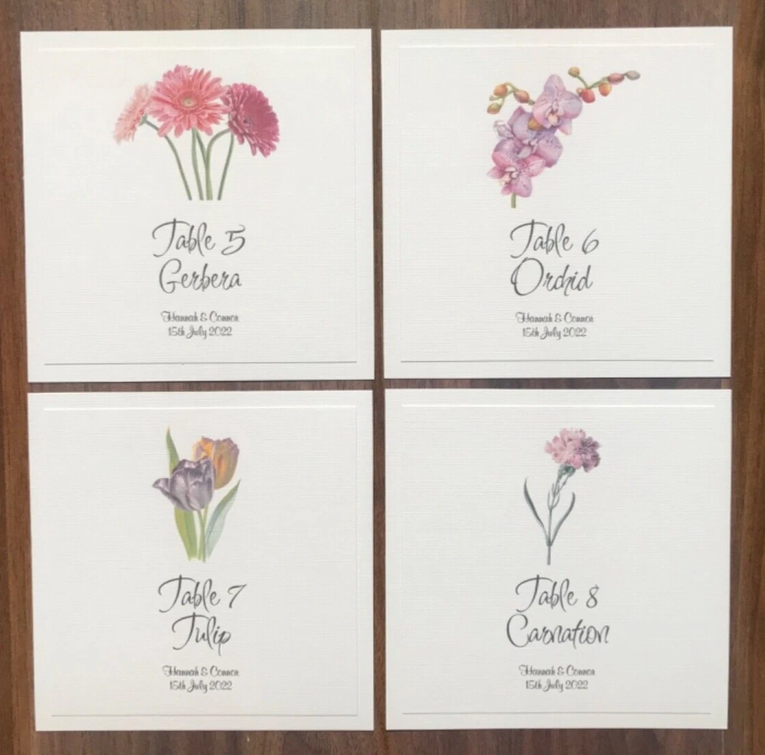 Wedding Flower Table Names | Best Flower Site