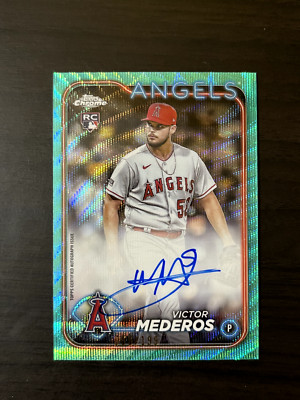 Victor Mederos 2024 Chrome Update Rookie Autograph Aqua Wave /199 RA ...