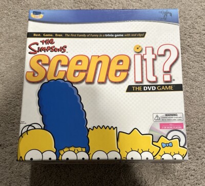 The SIMPSONS Scene It? Interactive DVD Board Game 2009 Complete! Great ...