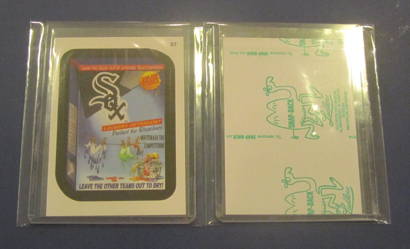 2016 WACKY PACKAGES ANS14 GREEN LUDLOW #57 WHITE SOX @@ RARE @@ | eBay