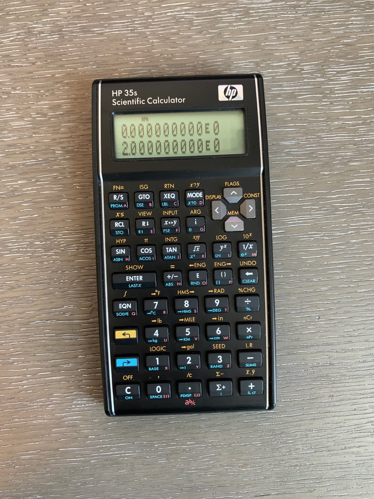 Hewlett Packard HP 35s Scientific RPN Calculator w/ Zip Case + New ...