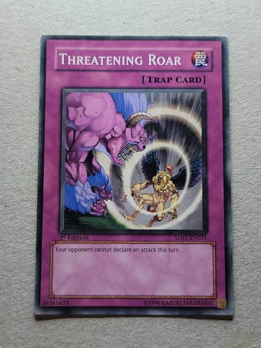 Threatening Roar - 5DS1-EN031 - 1st Edition - YuGiOh-LP | eBay