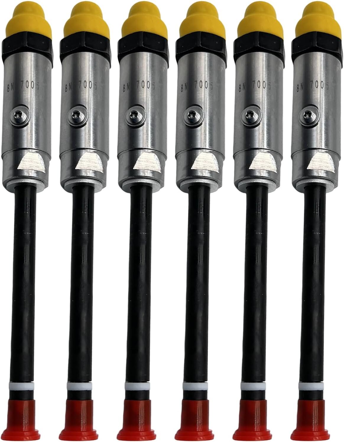 6PCS Fuel Injector 7W7026 0R3423 for Caterpillar Engine 3406B 3412 ...