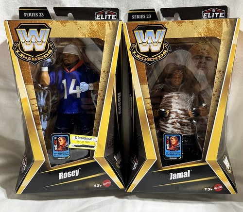 WWE Elite Legends 23 Jamal & Rosey 3 Minute Warning Action Figures New ...