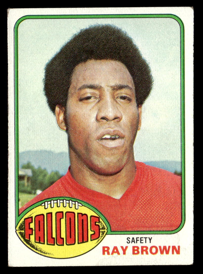 Ray Brown 1976 Topps Card #307 Atlanta Falcons | eBay