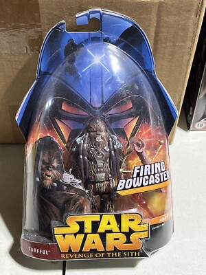 Star Wars Tarfful Firing Bowcaster # 25 Revenge of the Sith NEW ON ...