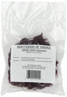 NOH Foods of Hawaii Dried Ogo Seaweed, 1-Ounce | eBay