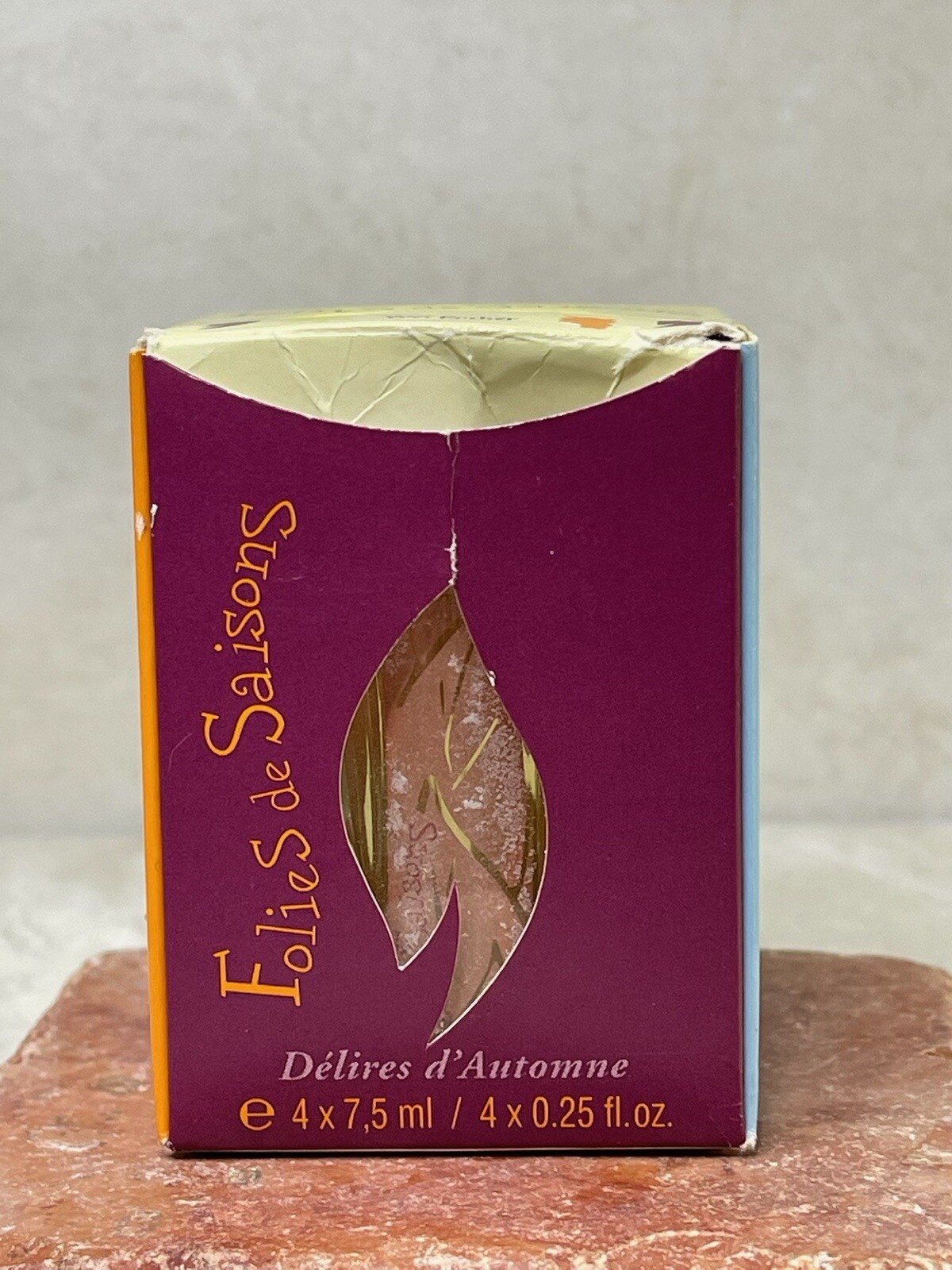 VTG FOLIES DE SAISONS Set of 4 by Yves Rocher Mini 4 x 25oz/7.5ml EDT ...