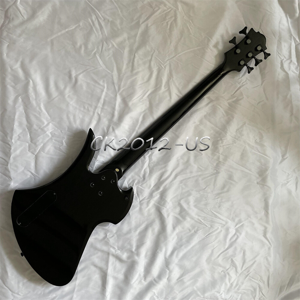 BC Mockingbird Plus 5-string Electric Bass Guitar RICH Burl Maple Top ...