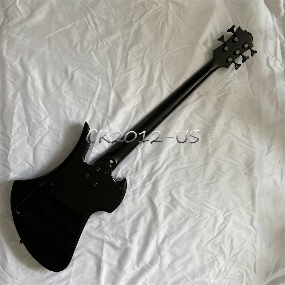 BC Mockingbird Plus 5-string Electric Bass Guitar RICH Burl Maple Top ...