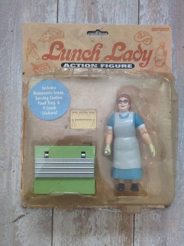 Lunch Lady Action Figure Chris Farley Accoutrements SNL Missing ...