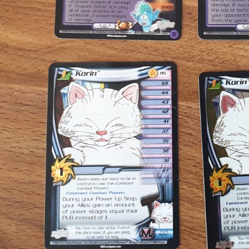 DRAGON BALL Z KORIN THE CAT 5 STAR RARE CARD # 115 TCG CCG 2003 SCORE ...