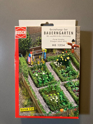 Busch HO Scale Farm Garden Kit #1254 | eBay