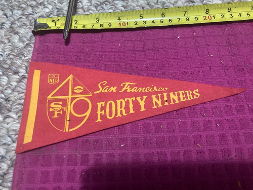 VTG San Francisco FORTY NINERS 49ers NFC NFL SOUVENIR Pennant BANNER ...