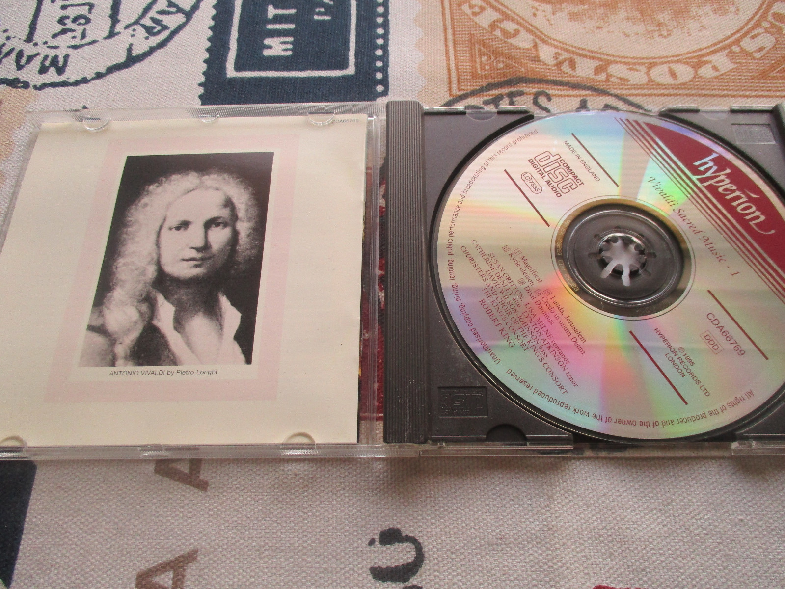 VIVALDI SACRED MUSIC SUSAN GRITTON LISA MILNE THE KING'S CONSORT 1995 ...