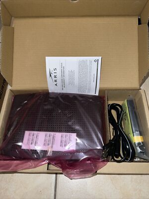 Internet Modem ARRIS TM804G Internet and Telephone 4 Line VoIP Used And ...