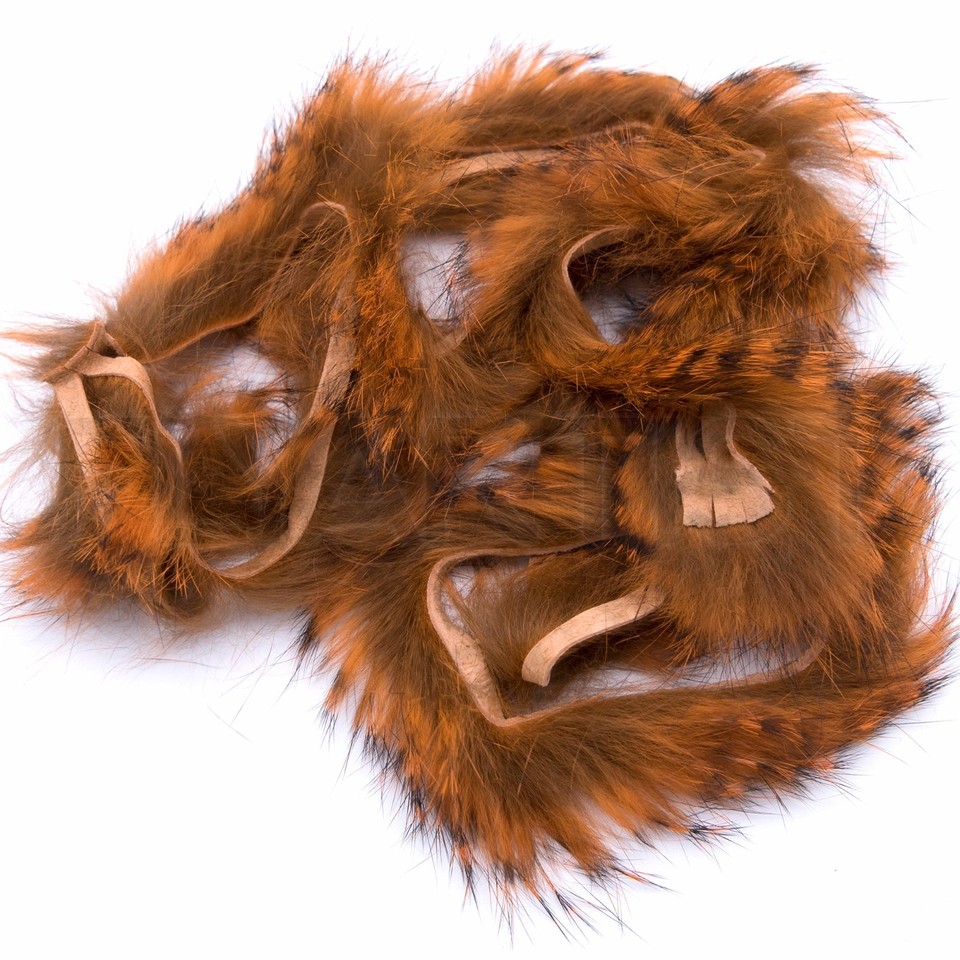 BLACK BARRED RABBIT STRIPS - Hareline Fly & Jig Tying Zonker Fur 20 ...
