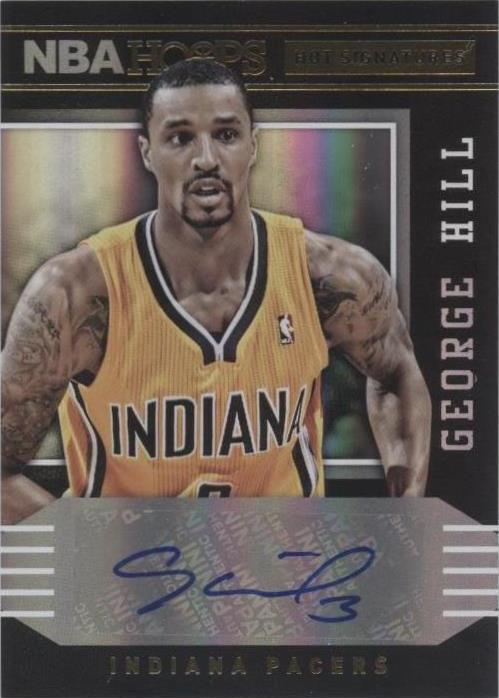 2014-15 NBA Hoops - Hot Signatures George Hill #18 (AU) for sale online | eBay
