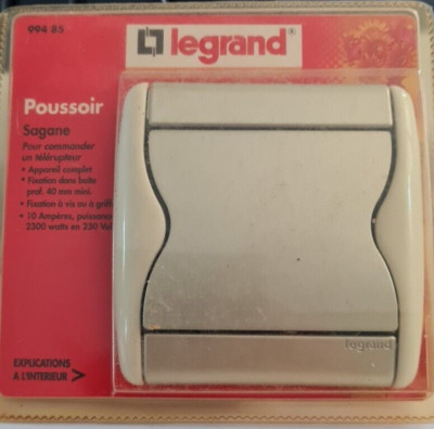 Suzani Ancien BOUTON POUSSOIR Legrand Sagane Kozi Opalis Blanc 85054 Ou ...