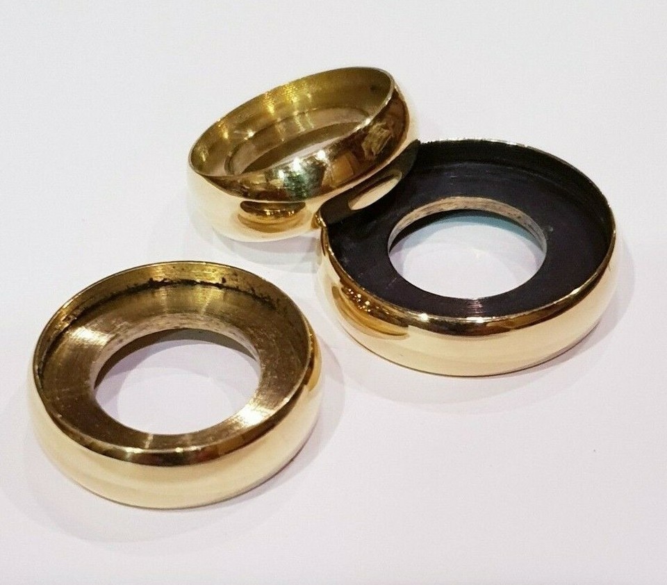 BRASS FLANGE RING / COLLAR 5 sizes choose 23mm - 27mm for WALKING ...