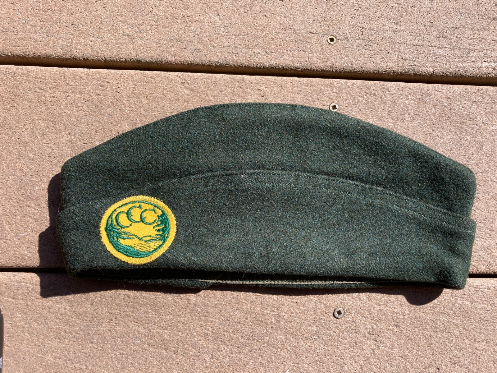 Original WW2 US Civilian Conservation Corps CCC Garrison Side Cap Hat ...