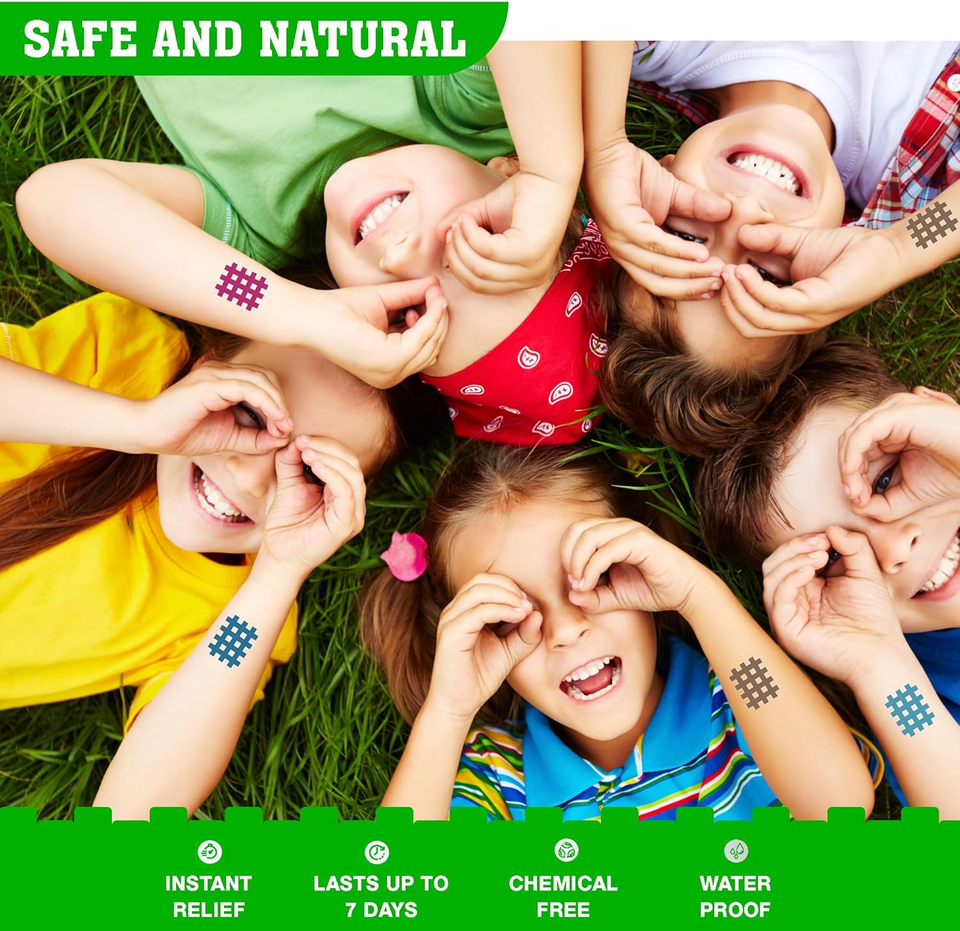 36 Bug Bite Relief Patches – Itch Soothing Deet-Free Mosquito Midge Fly ...