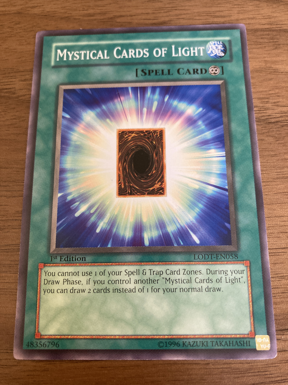 Yu-Gi-Oh Mystical Cards of Light LODT-EN058 Normal Lightly Played 1st ...
