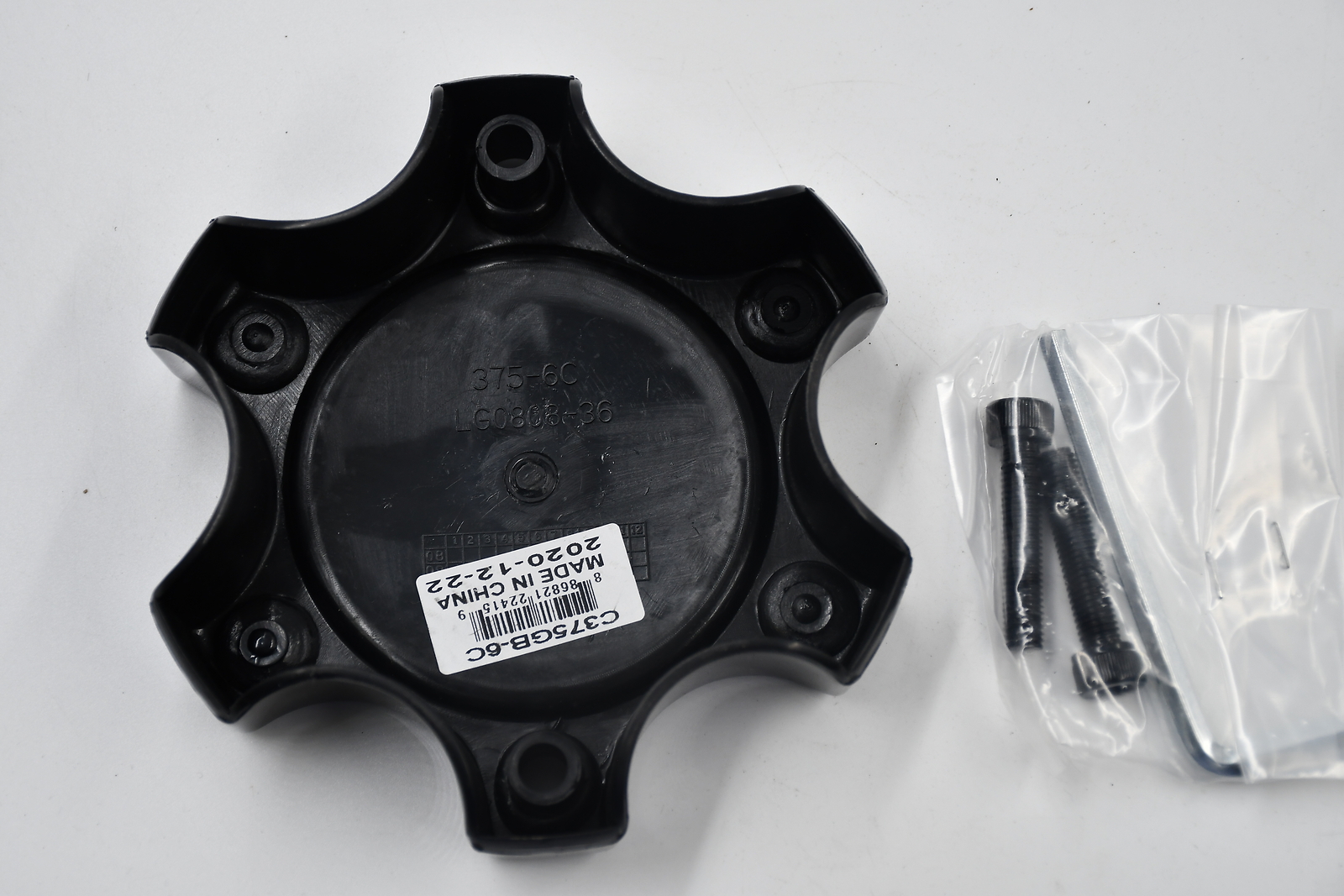 Vision Gloss Black Wheel Center Cap Hub Cap C375GB-6C 5.75" Vision 6 ...